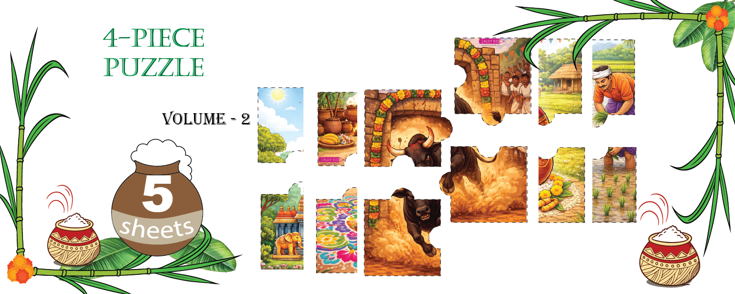 4 Piece Puzzle – Pongal Special - Volume 2